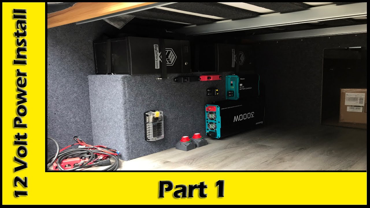 Promaster Van Build 2500 159WB – DIY– 12V Power Install – Part 32 - YouTube