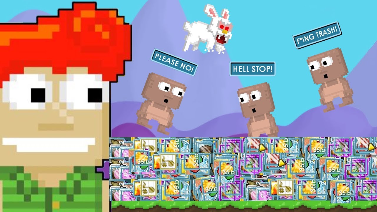 Biggest Trash Prank In GrowTopia History!! [ TROLL ] - YouTube