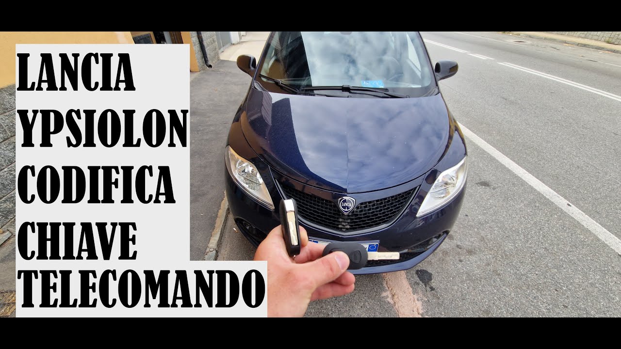 LANCIA Y codifica chiave telecomando CENTRO CHIAVI TORINO by MAXTECHNOLOGY - YouTube
