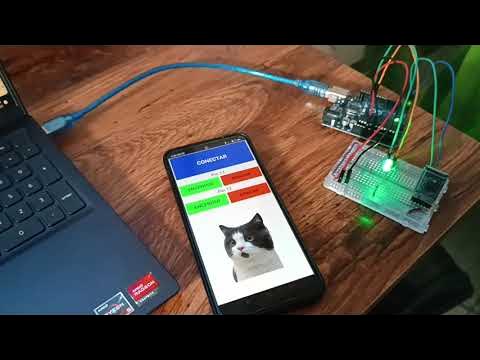 Control de un LED RGB desde un celular mediante bluetooth con Arduino y el módulo HC-05 - YouTube