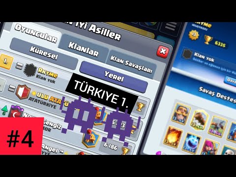 Clash Royale - TÜRKİYE 1.SİNİN DESTESİYLE OYNADIM!!!
