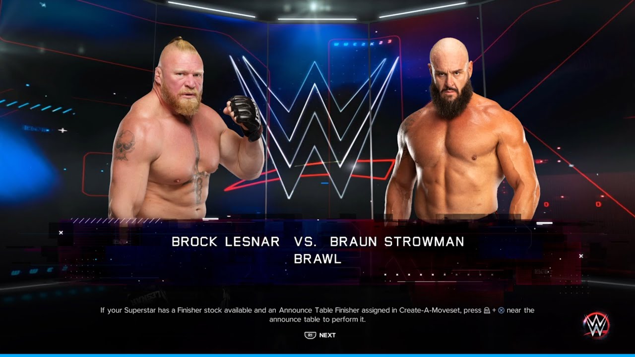 Full Match: WWE BACKSTAGE BRAWL: Brock Lesnar vs. Braun Strowman ...