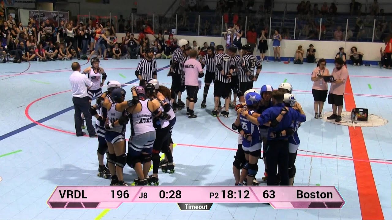 WFTDA Roller Derby: Boston Derby Dames vs Victorian Roller Derby League ...