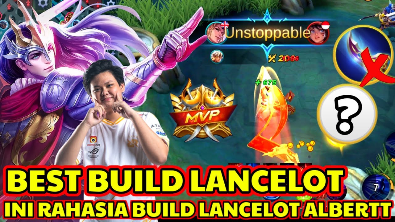 BEST BUILD LANCELOT TERSAKIT 2021 - TOP 1 GLOBAL LANCELOT MOBILE ...