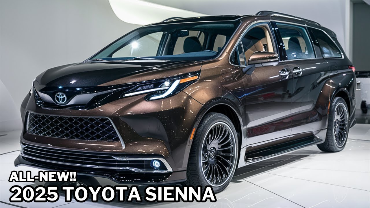 2025 TOYOTA SIENNA Facelift Minivan Official Reveal | Best choice for ...