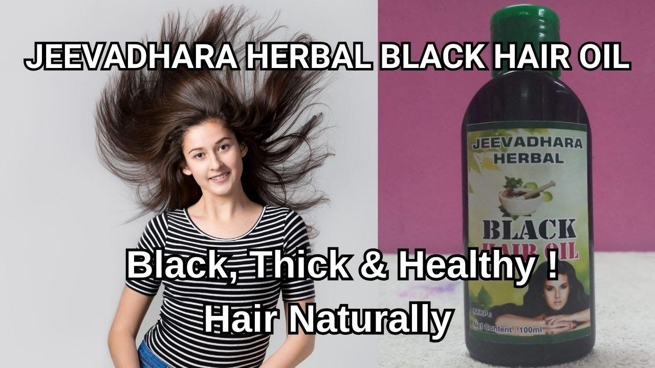 "Jeevadhara Herbal Black Hair Oil | Natural Hair Growth & Dandruff ...