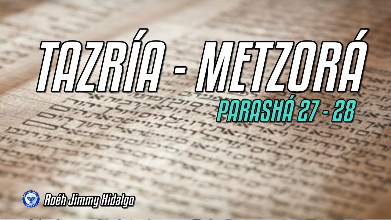 🔴 PARASHÁ 27 - 28 | TAZRÍA - METZORÁ - YouTube