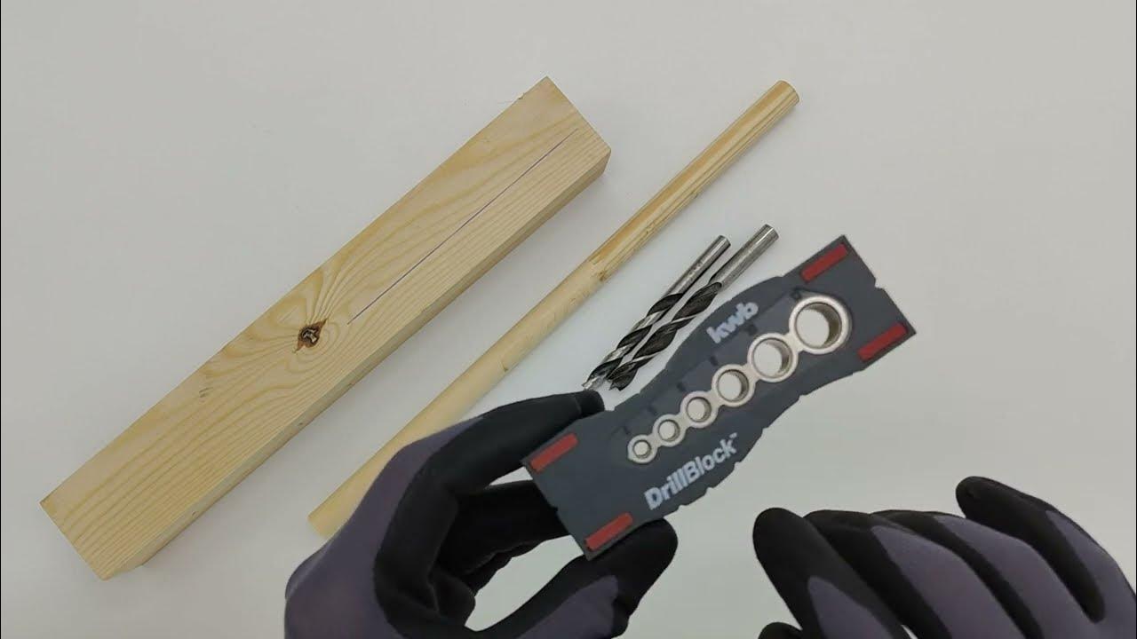 Кондуктор для сверления kwb DrillBlock 757900 - YouTube