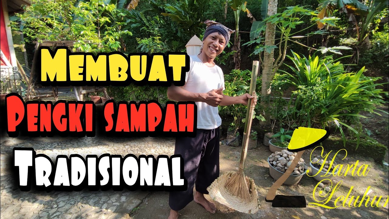 Cara membuat pengki sampah sederhana dari bahan bambu handmade # ...