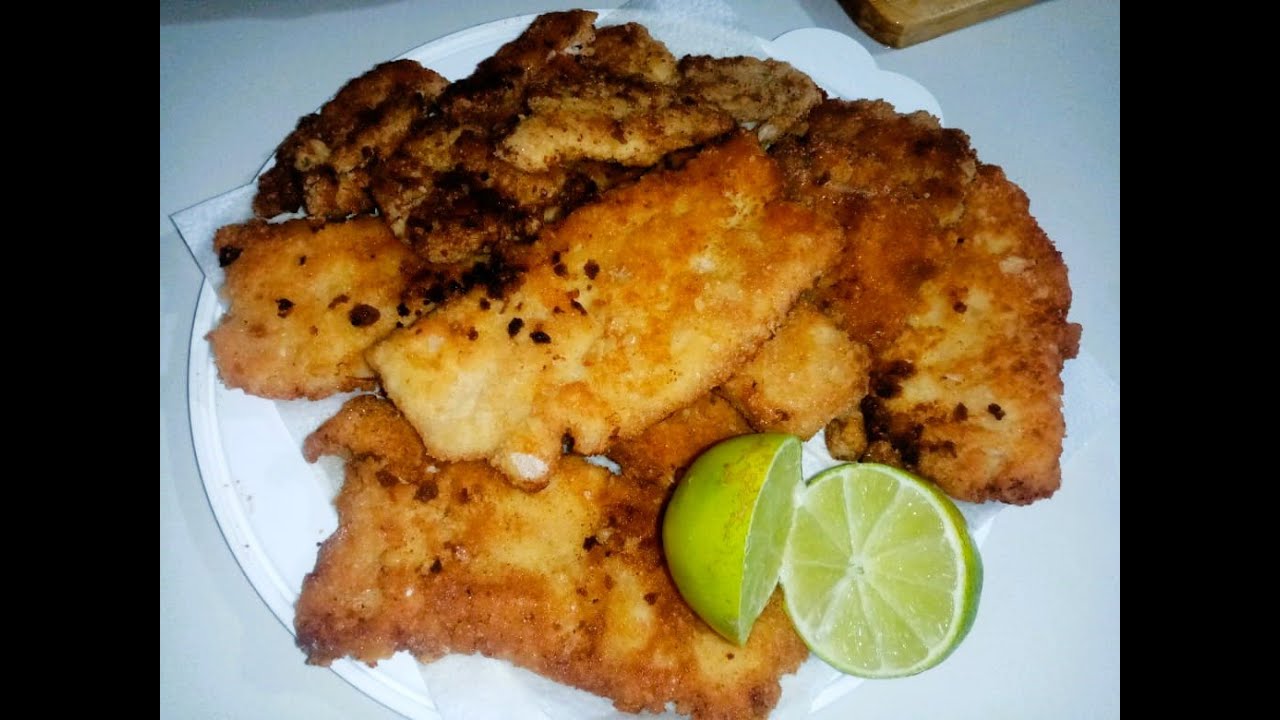 FILETE DE PESCADO CAZON EMPANIZADO PARA PRINCIPIANTES - RECETA - YouTube