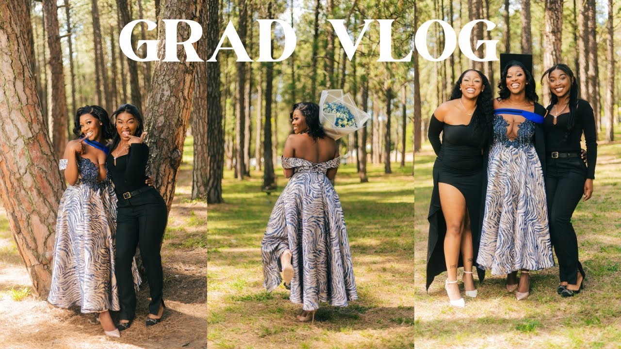 GRADUATION VLOG: Graduation attendance; Pyjama Party & Lunch Date🤍 ...