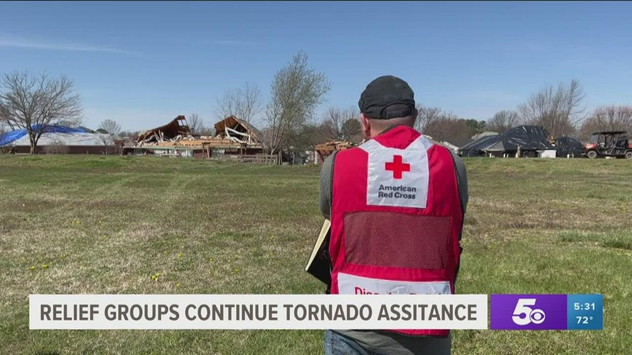 Relief groups continue tornado assistance in Springdale and Johnson ...