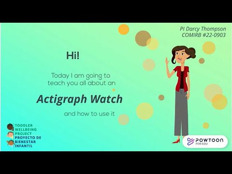 Information about the watch like device (Actigraph) - YouTube