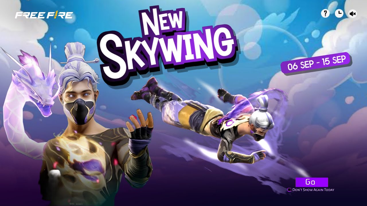 NEW FLYING SKYWING -FREE FIRE 🔥 - YouTube
