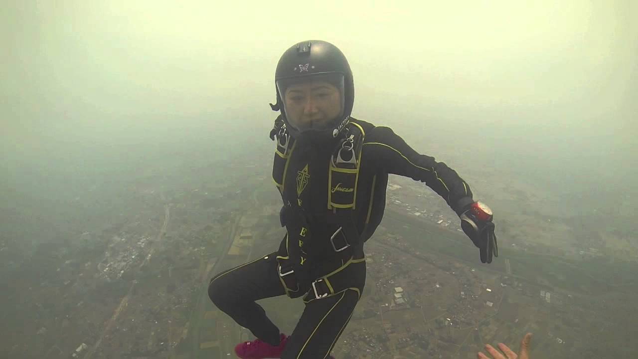 Tokyo skydiving club 2way freefly@May 25th,2014 - YouTube