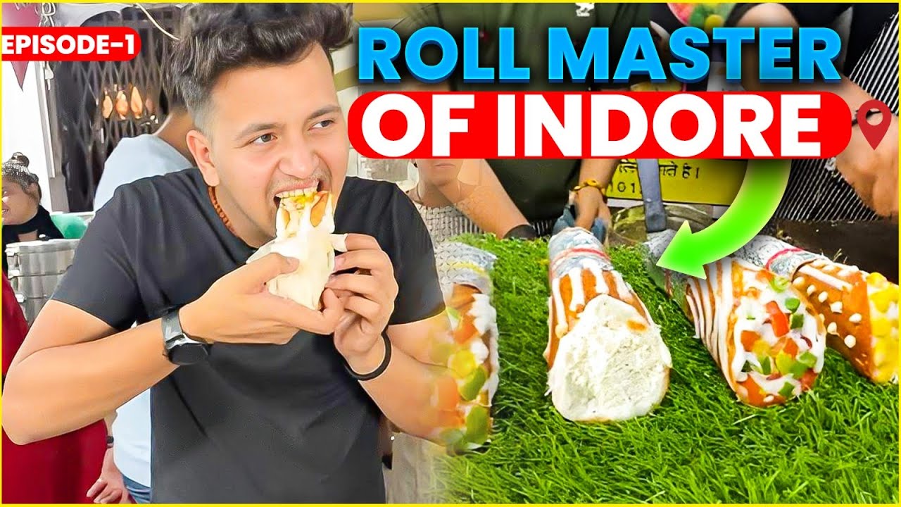 Roll Master of INDORE 😍 Very Unique Taste and Combination 🔥 - YouTube