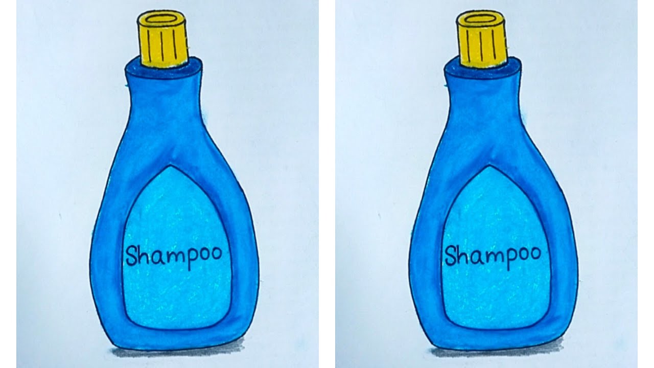 How to Draw a Shampoo 🧴 Very Easy for Kids - YouTube