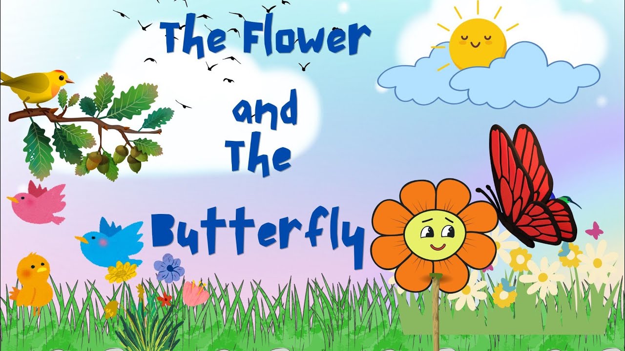 The Flowers and The Butterfly | Short English Stories| Moral Stories ...