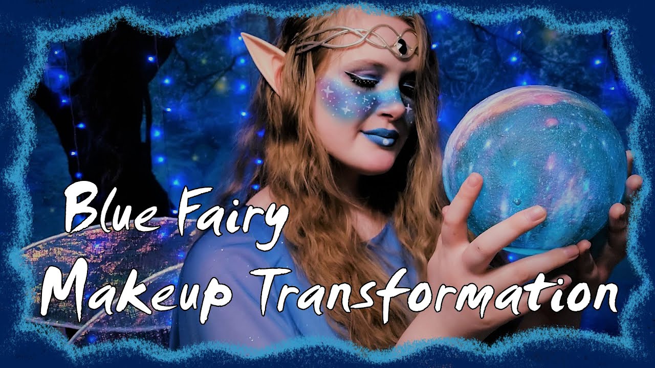 Celestial Blue Fairy Makeup Tutorial/Transformation | Jordan Elyse - YouTube