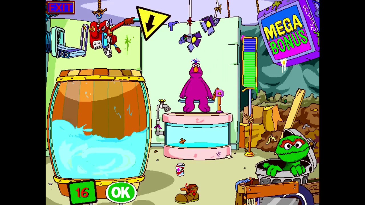 Dunk or Dare with Oscar the Grouch and Telly Monster - YouTube