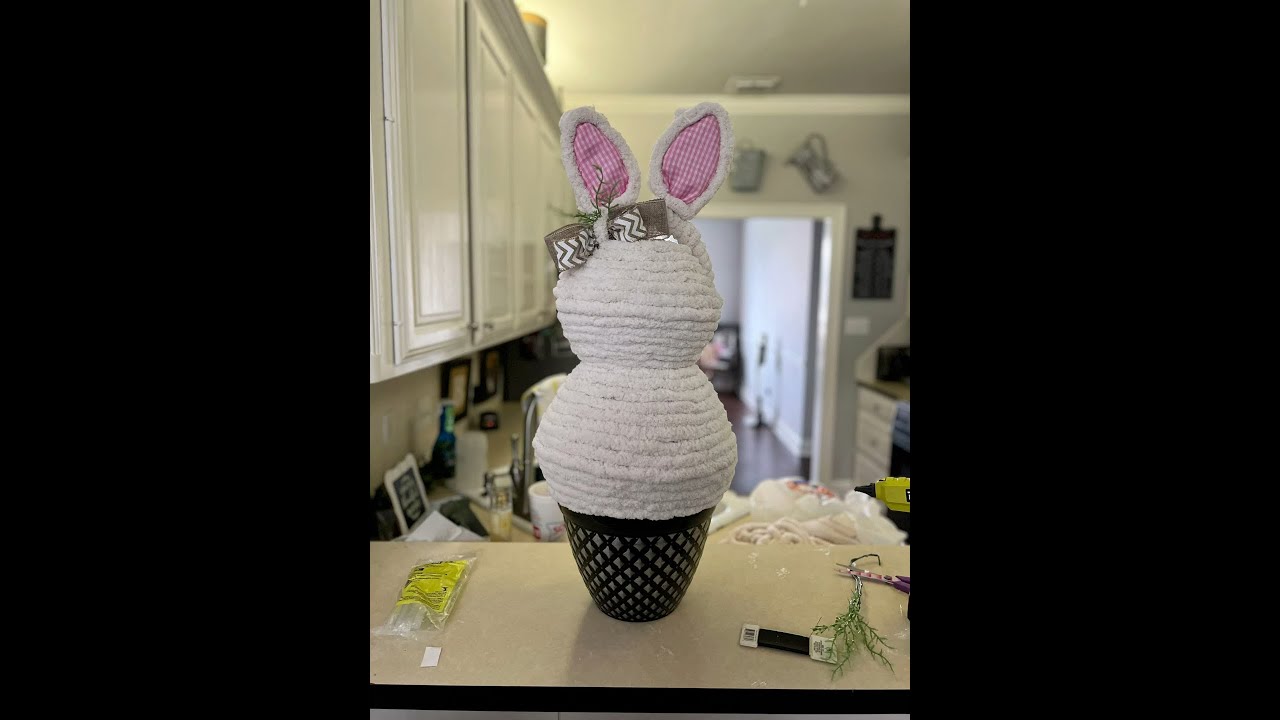 Easy DIY Easter Bunny Shout Out To Bargain Bethany YouTube easy-diy-easter-bunny-shout-out-to-bargain-bethany-youtube