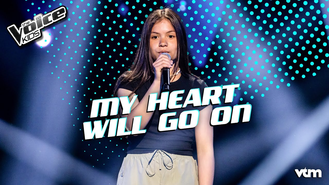 Eline - 'My Heart Will Go On' | Blind Auditions | The Voice Kids | VTM ...