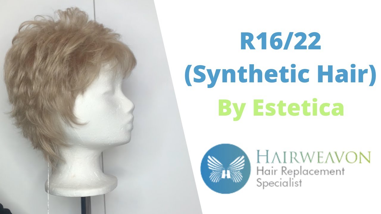 Colour R16/22 Synthetic Hair by Estetica | Shown on Christa Wig - YouTube