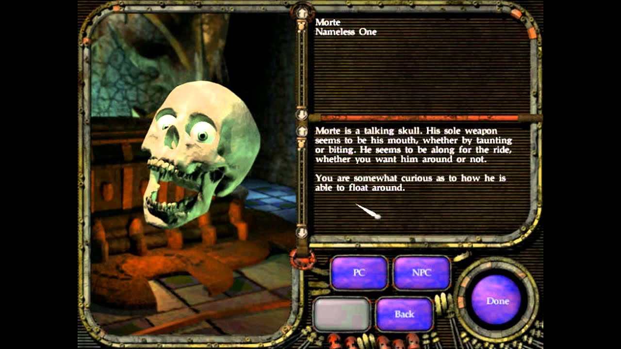 Planescape Torment Soundtrack - Morte - YouTube