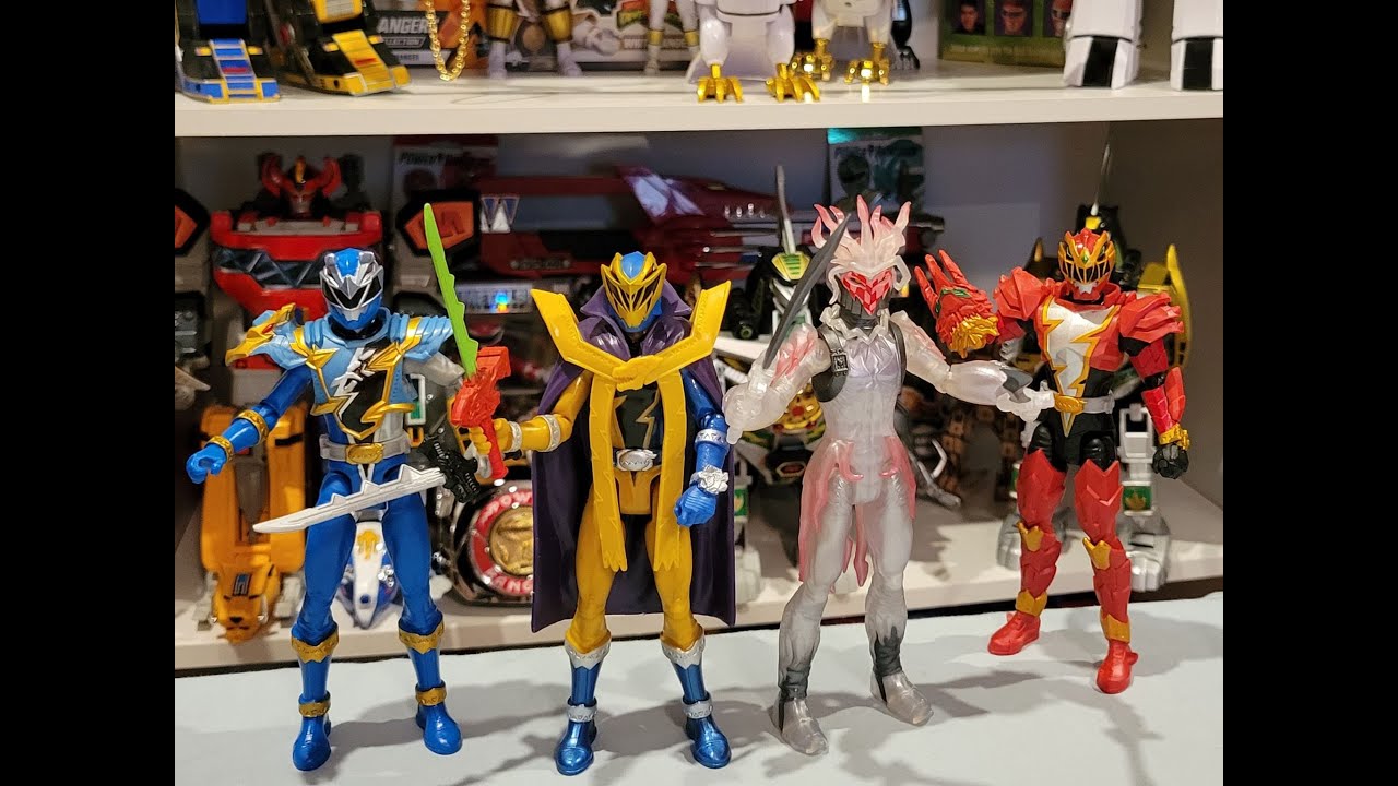 Power Rangers Dino Fury Master Gold Void King Hasbro basic figures ...