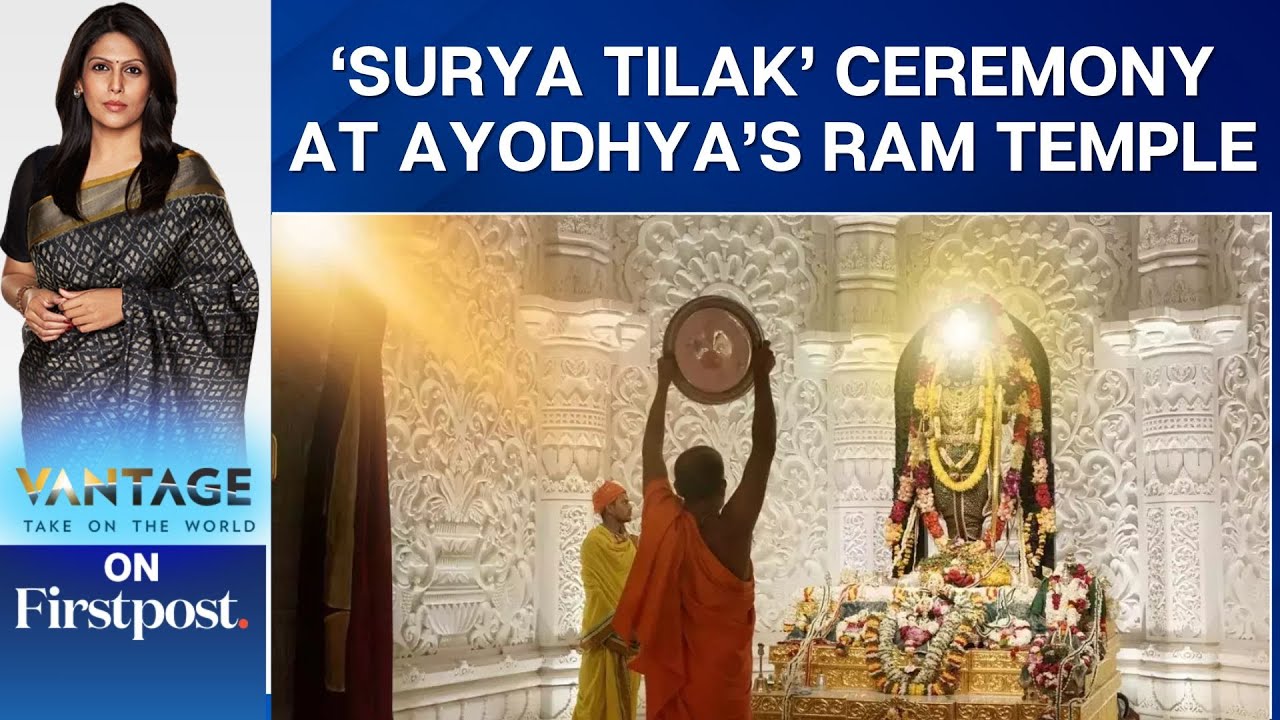 Watch: ‘Surya Tilak’ Ceremony of Lord Ram’s Idol at Ayodhya’s Ram ...