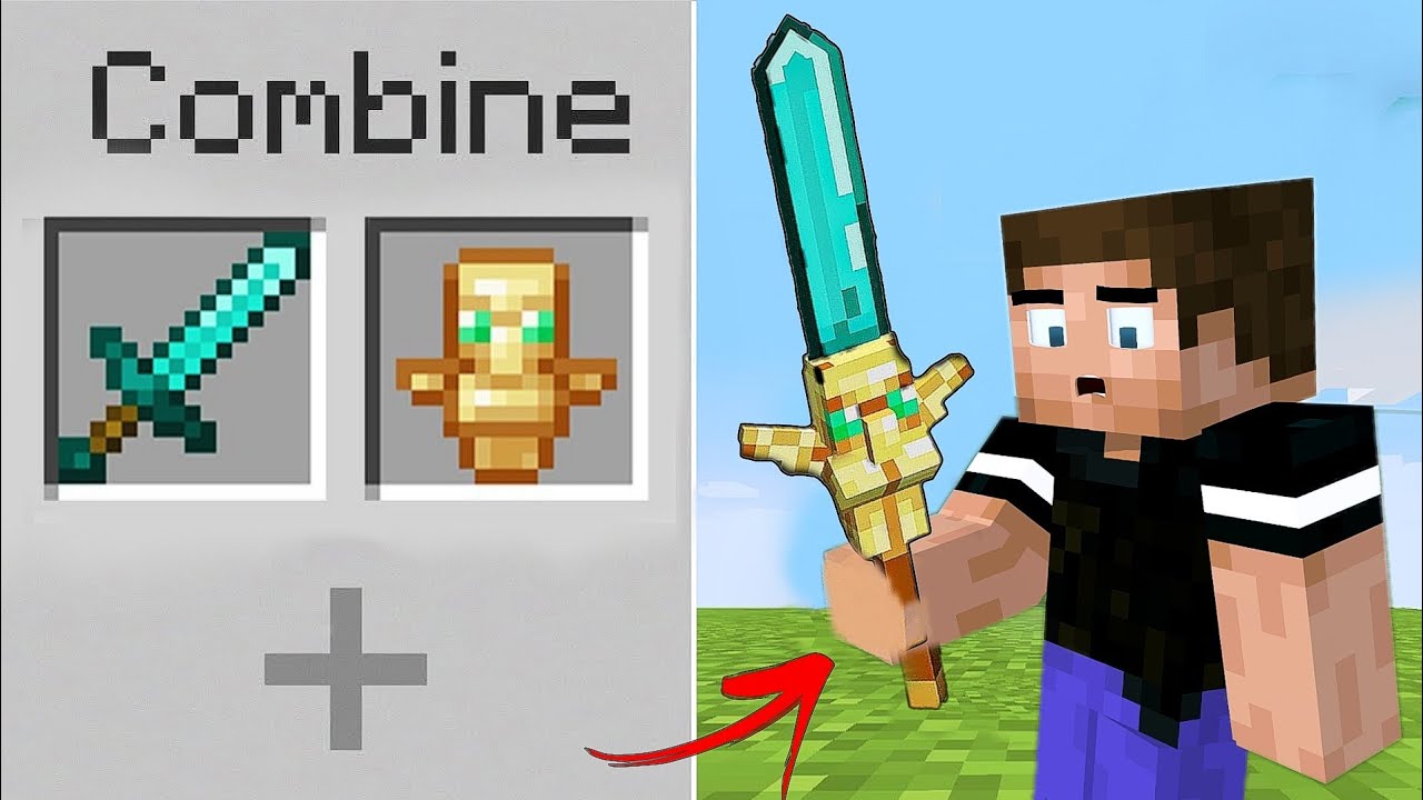 Minecraft But I Can Combine ANY ITEM... - YouTube