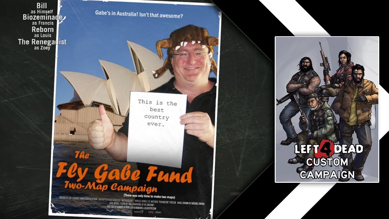 Left 4 Dead - Custom Campaign [Fly Gabe Campaign] (Official Stream ...