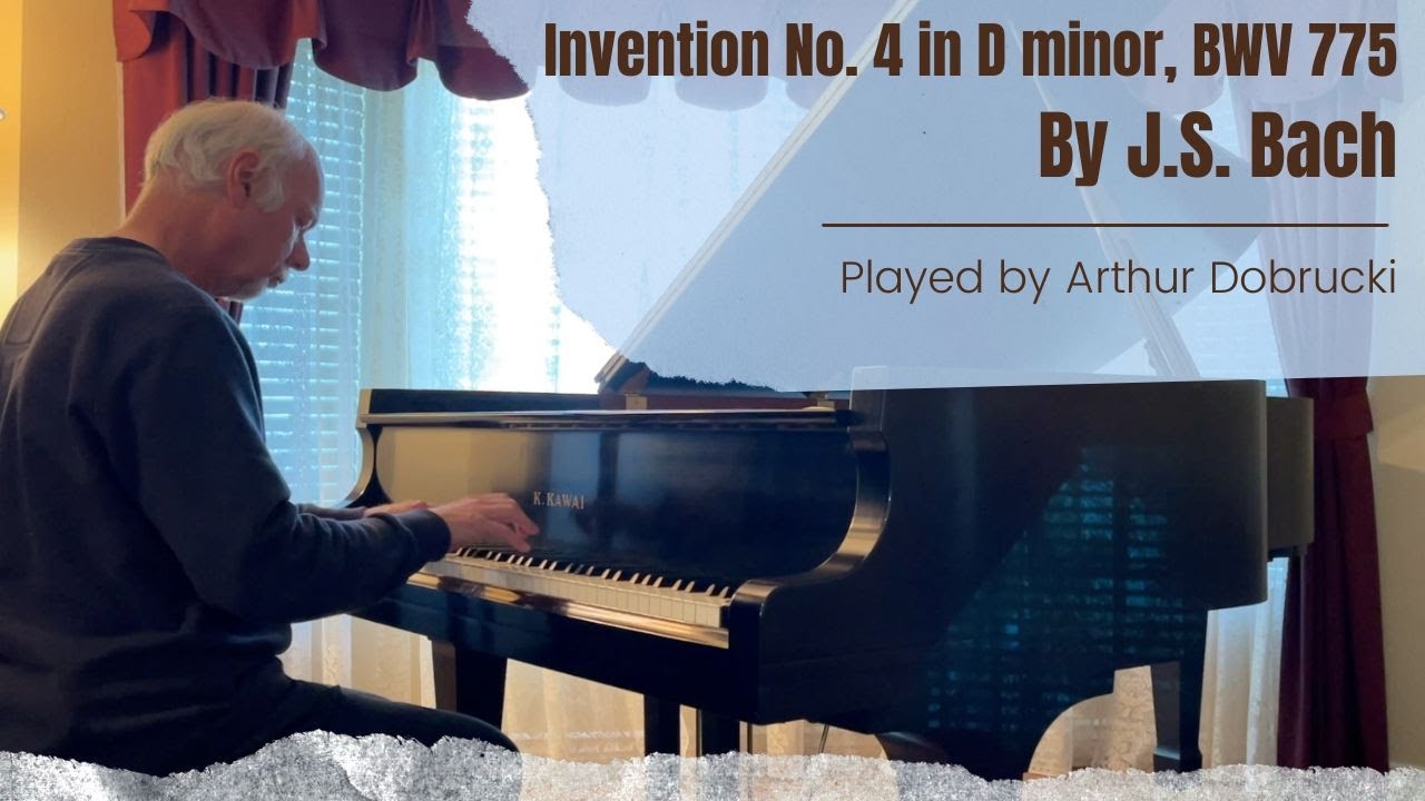 J.S. Bach | Invention #4 in D minor - BWV775 | Classical piano - YouTube