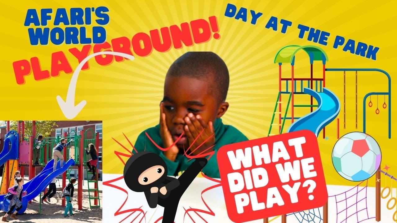 AFARIS Day at the park with his Ninja friends. - YouTube