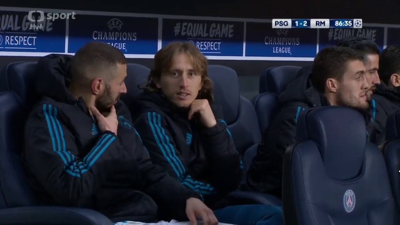Benzema and Luka Modric funny trolling on camera - YouTube