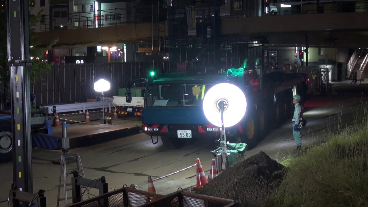 TADANO（タダノ）AR5500M キャリア構内移動 電材重機 3号機 - YouTube