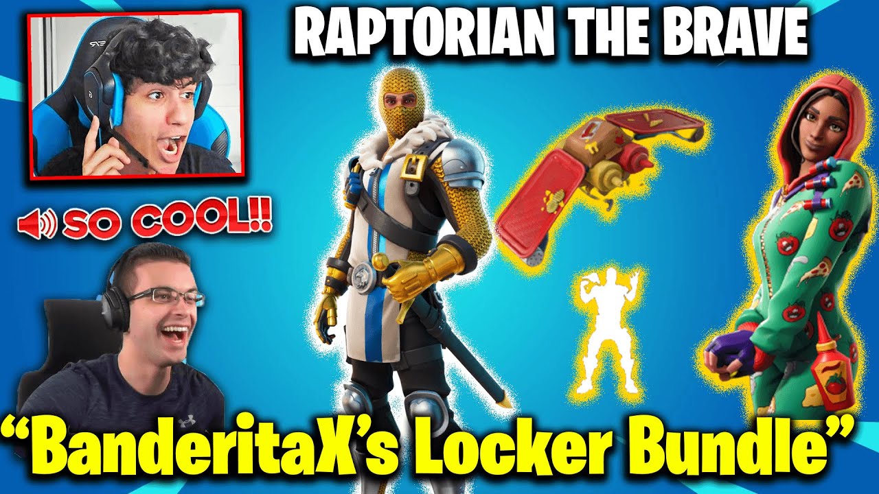 Streamers React To New Raptorian the Brave Skin & BanderitaX’s Locker ...