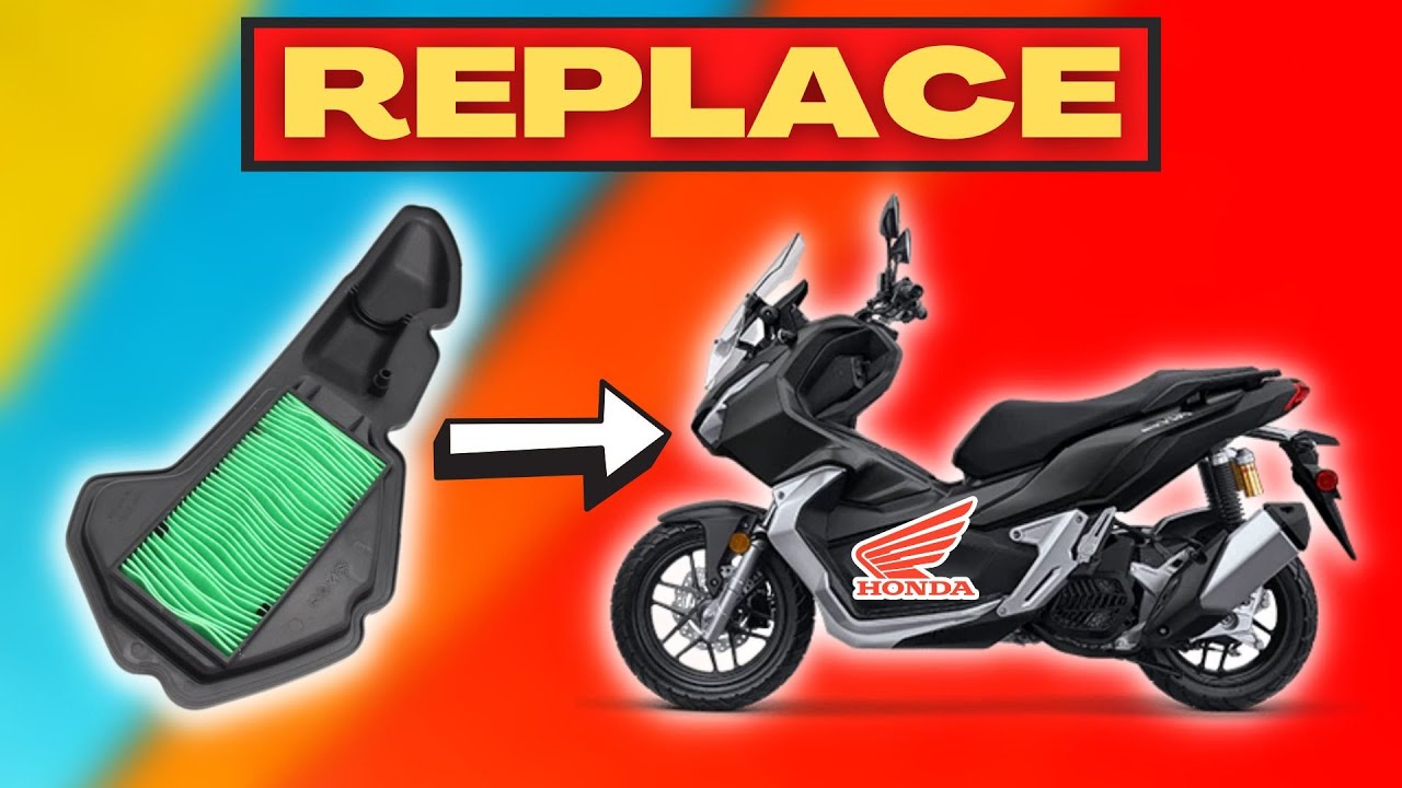 Honda ADV 150 Air Filter Element (HOW TO) - YouTube
