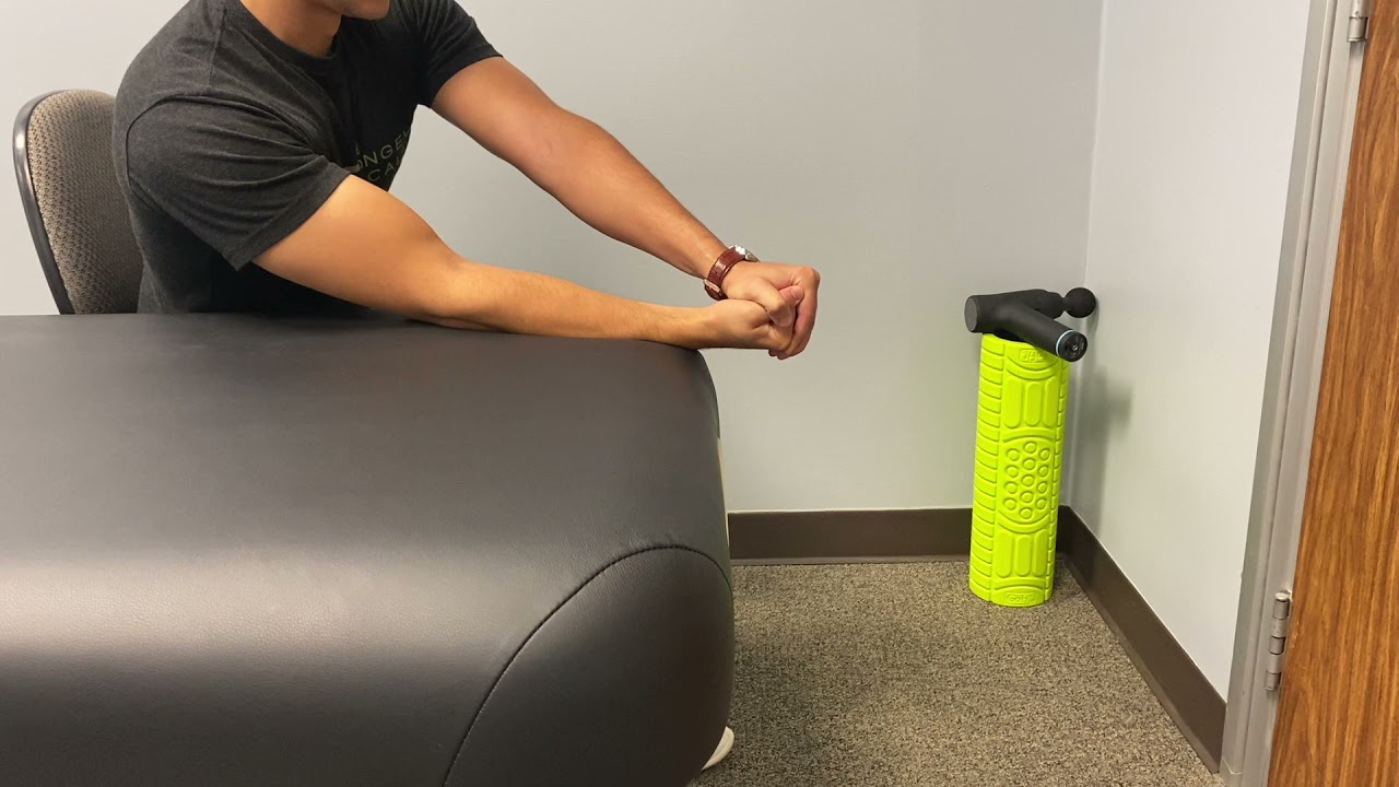 Isometric Wrist Flexion - YouTube