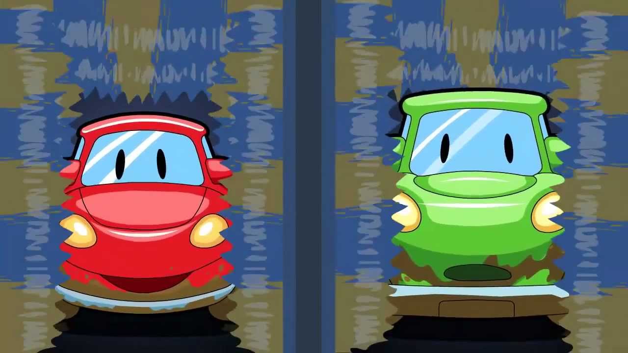 02 "Car Wash"@"Mr.Wheeler&Friends" CARtoons - YouTube