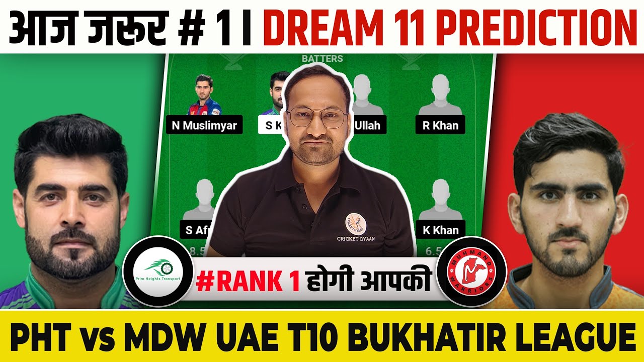 PHT vs MDW Dream11 Prediction | PHT vs MDW | PHT vs MDW Dream11 Team ...