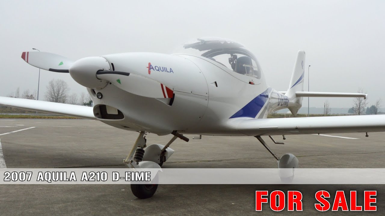 Aquila A210 D-EIME FOR SALE - YouTube