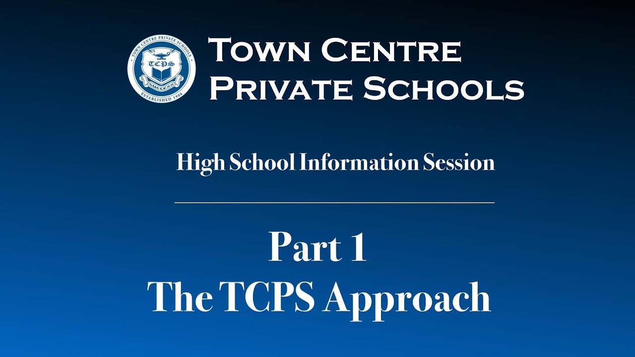 The TCPS Approach - TCPS High School 2021 - YouTube