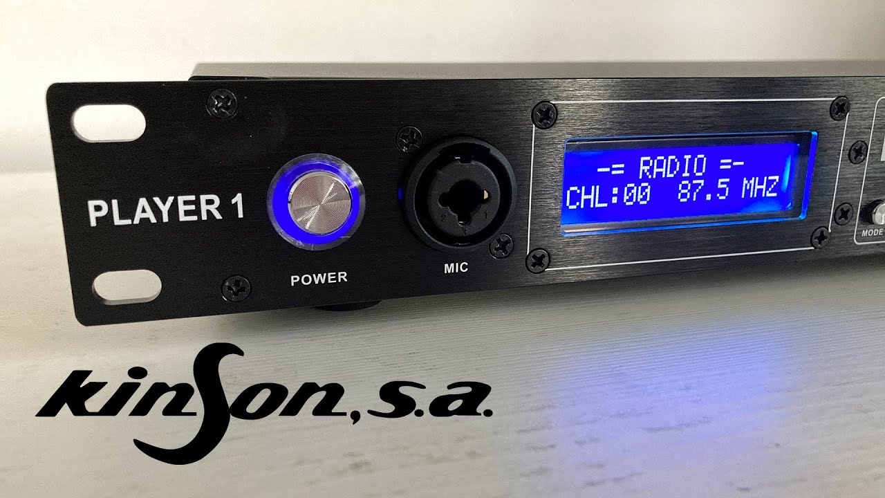 PLAYER 1 KS Reproductor MP3 con USB, SD, Bluetooth y radio FM. - YouTube