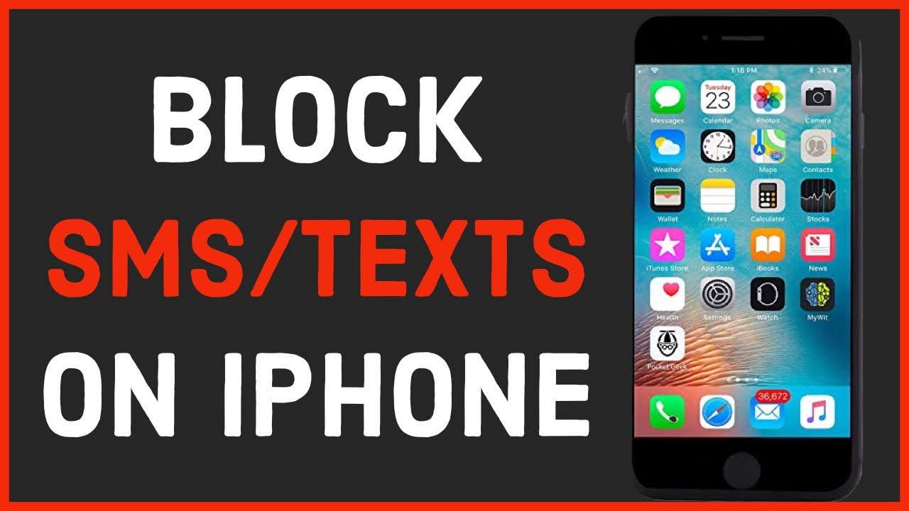 How to Block SMS / Text Message on iPhone 2022? - YouTube