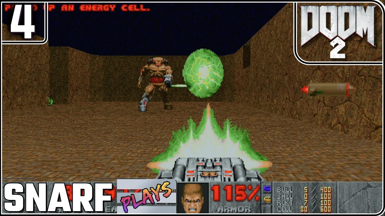 Doom 2 (4) | CyberDemon Fight Pit - YouTube