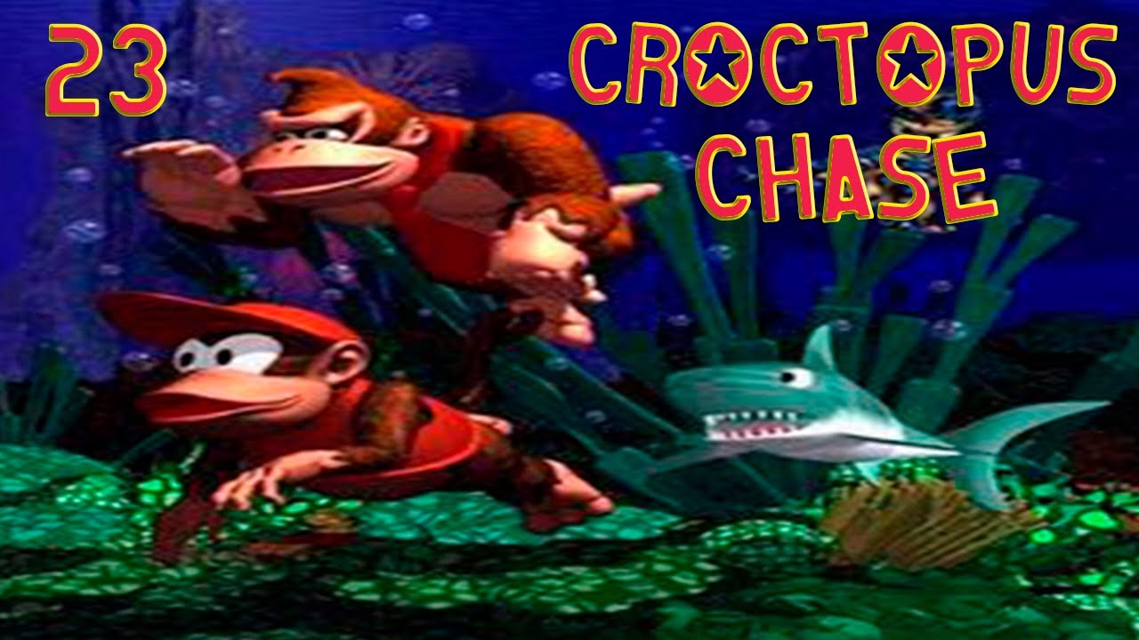 23 Croctopus Chase - 101% Walkthrought - Donkey Kong Country - YouTube