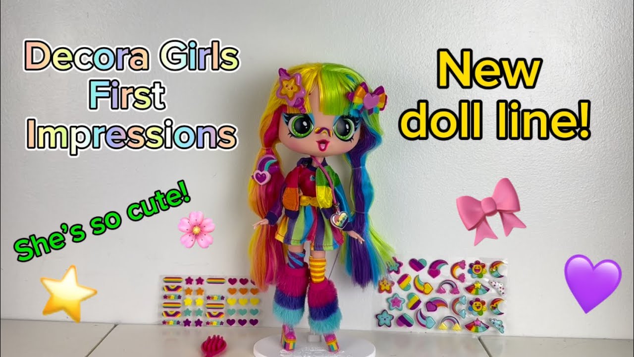 New Decora Fashion Inspired Doll Line!! Decora Girlz “Decora” Unboxing ...