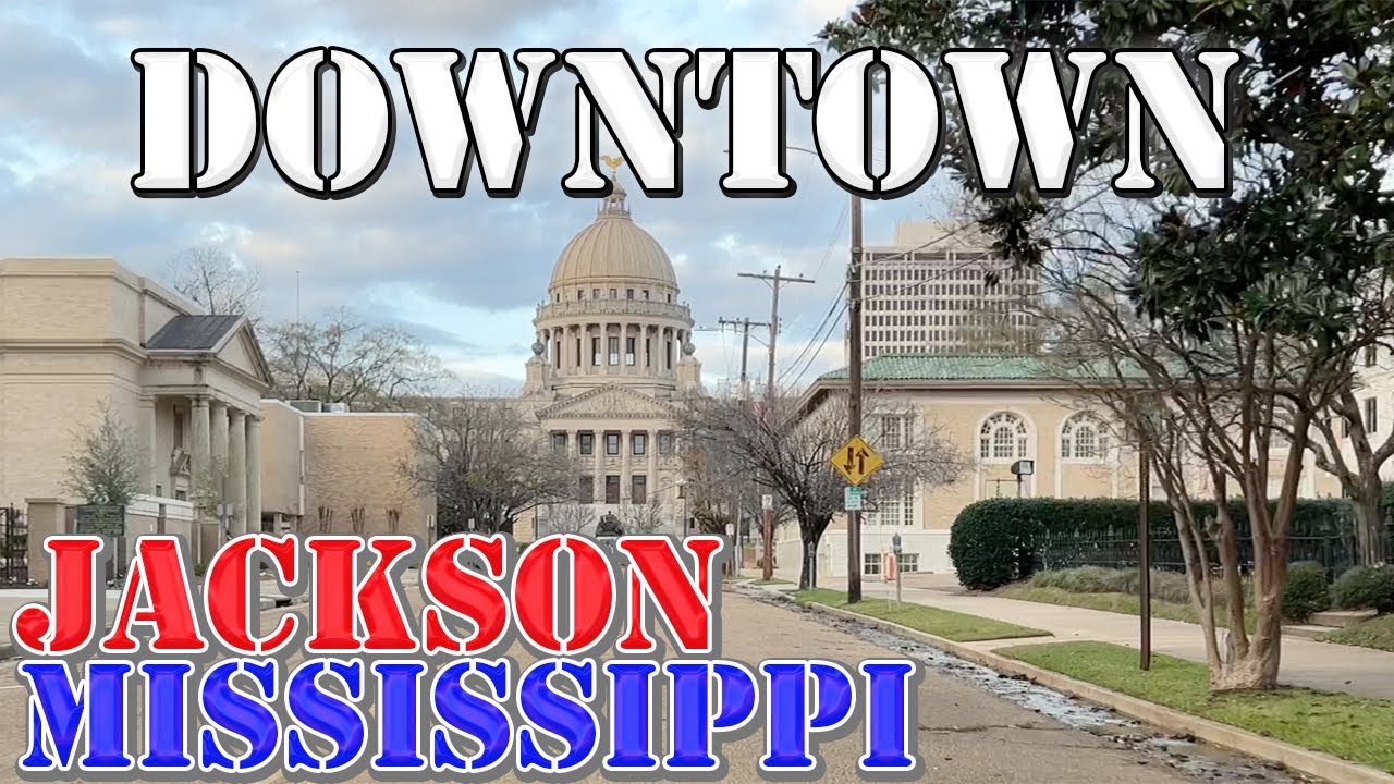 Jackson - Mississippi - 4K Downtown Drive - YouTube