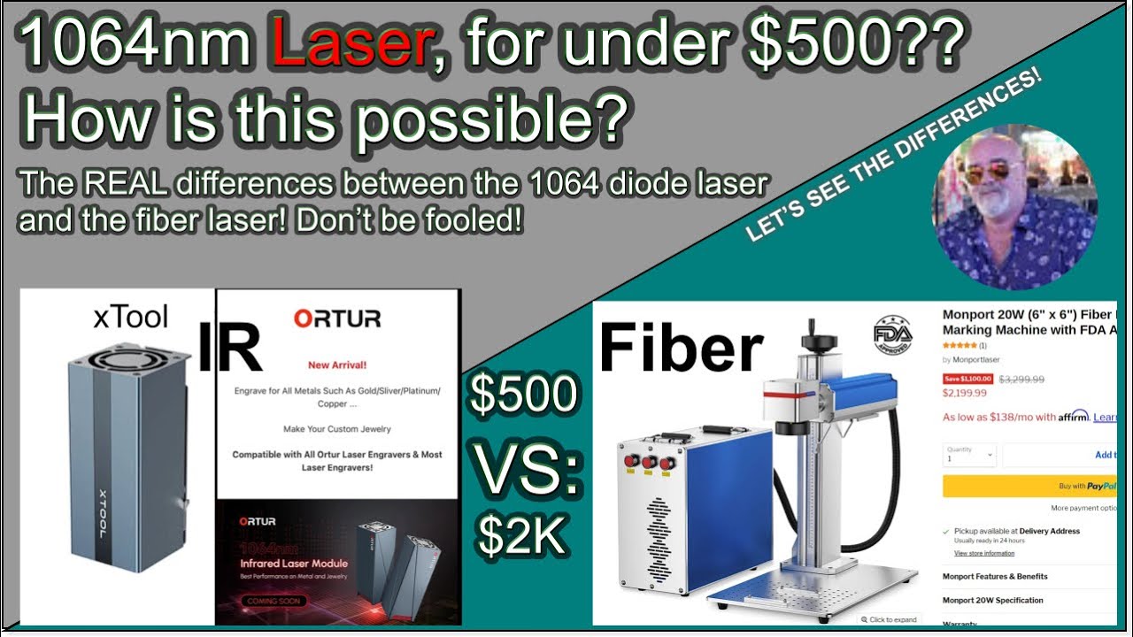 1064nm Laser for under $500, it's NOT what you might think! - YouTube